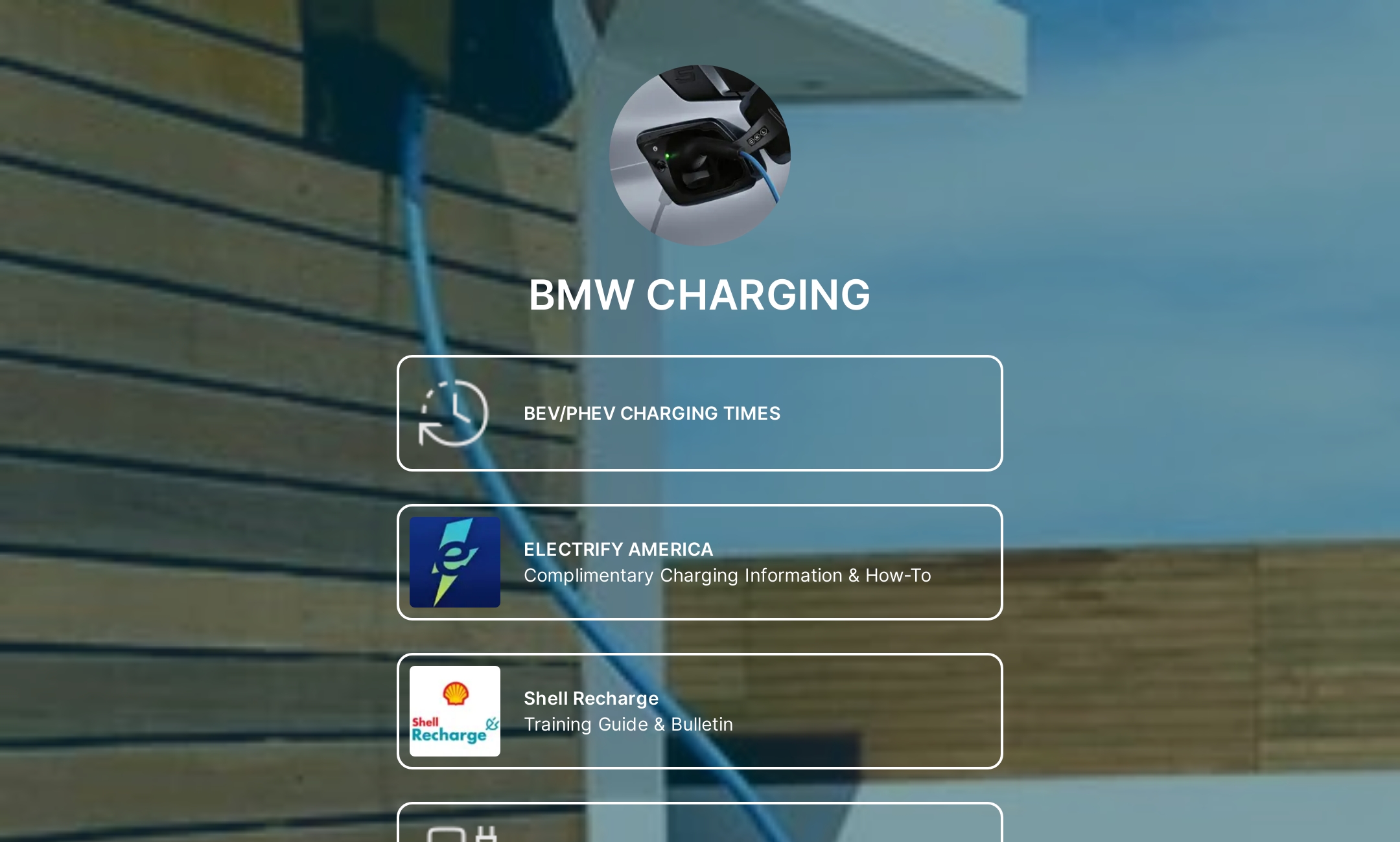 BMW CHARGING's Flowpage