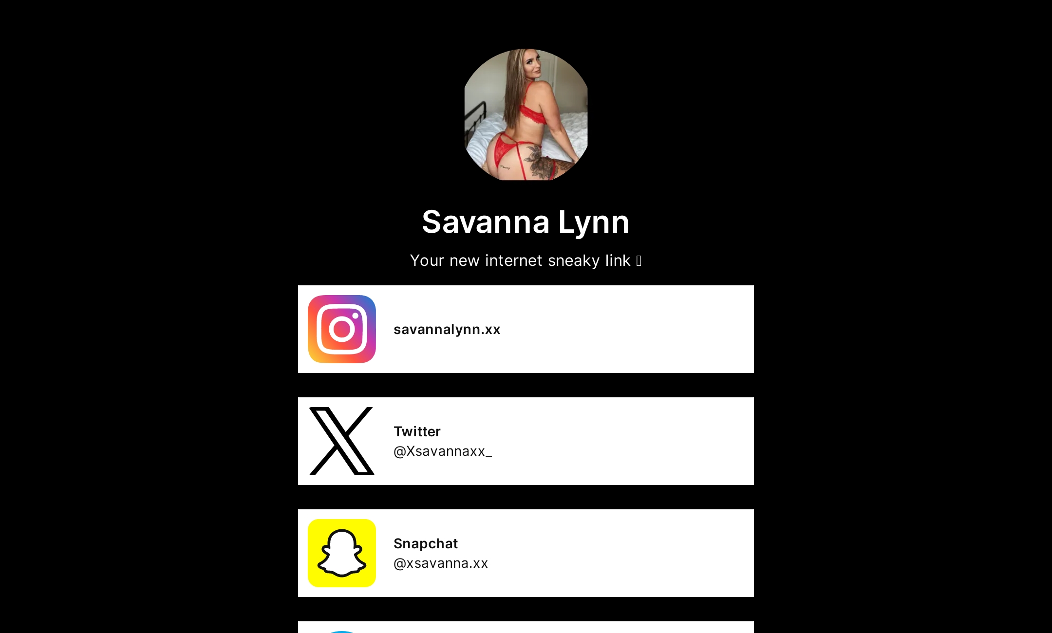 Savanna Lynn 's Flowpage