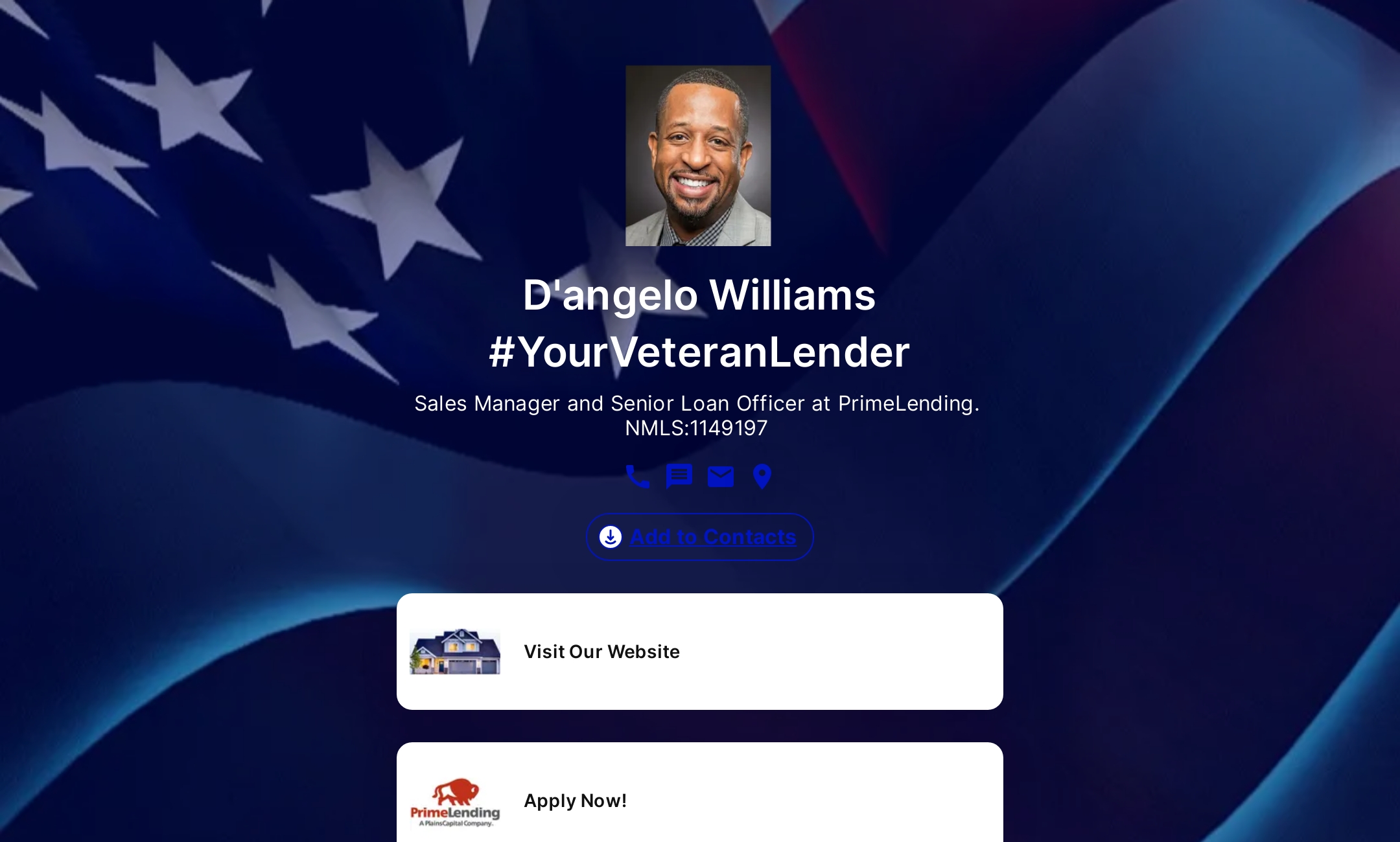 D'angelo Williams #YourVeteranLender's Flowpage