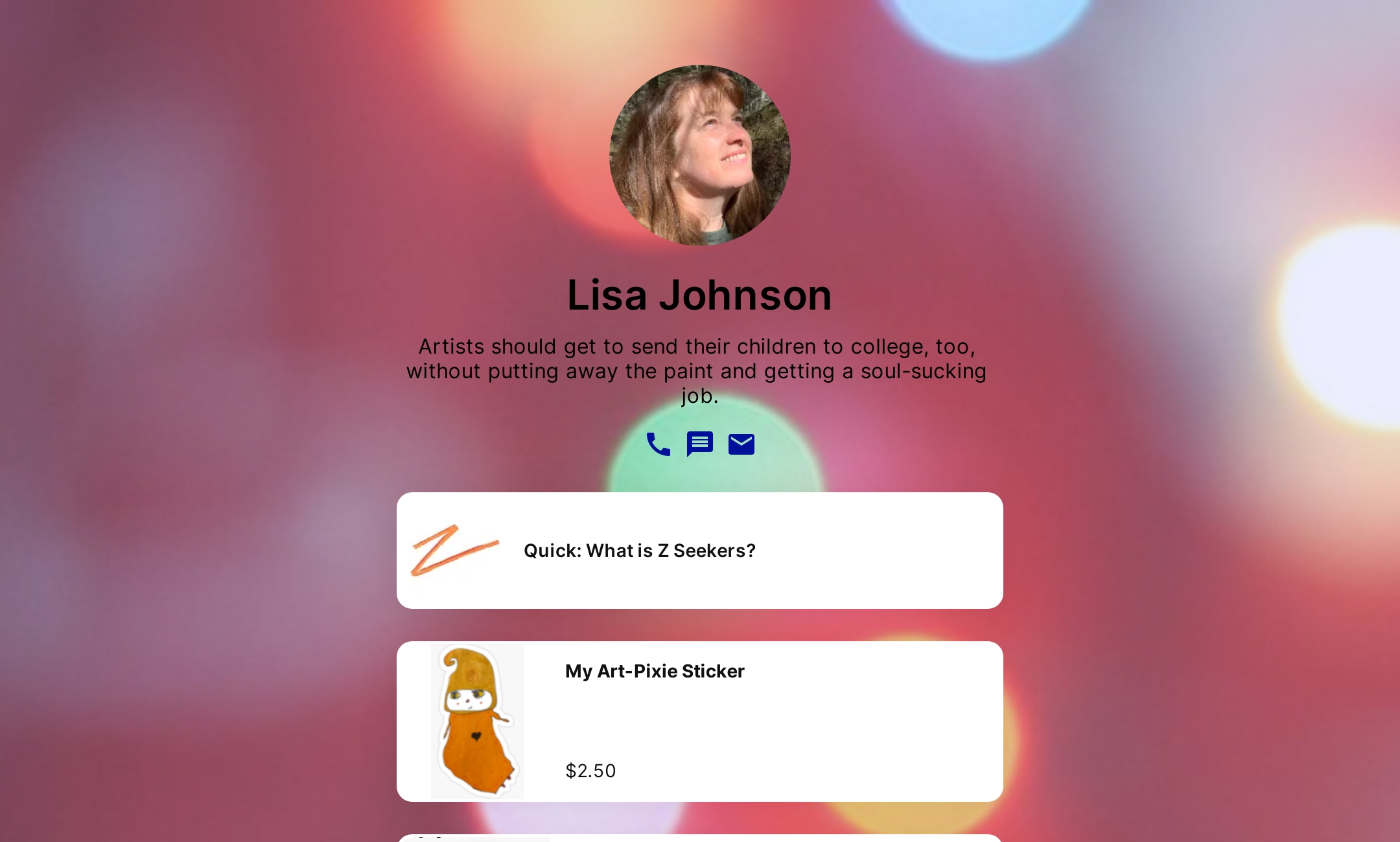 Lisa Johnson's Flowpage