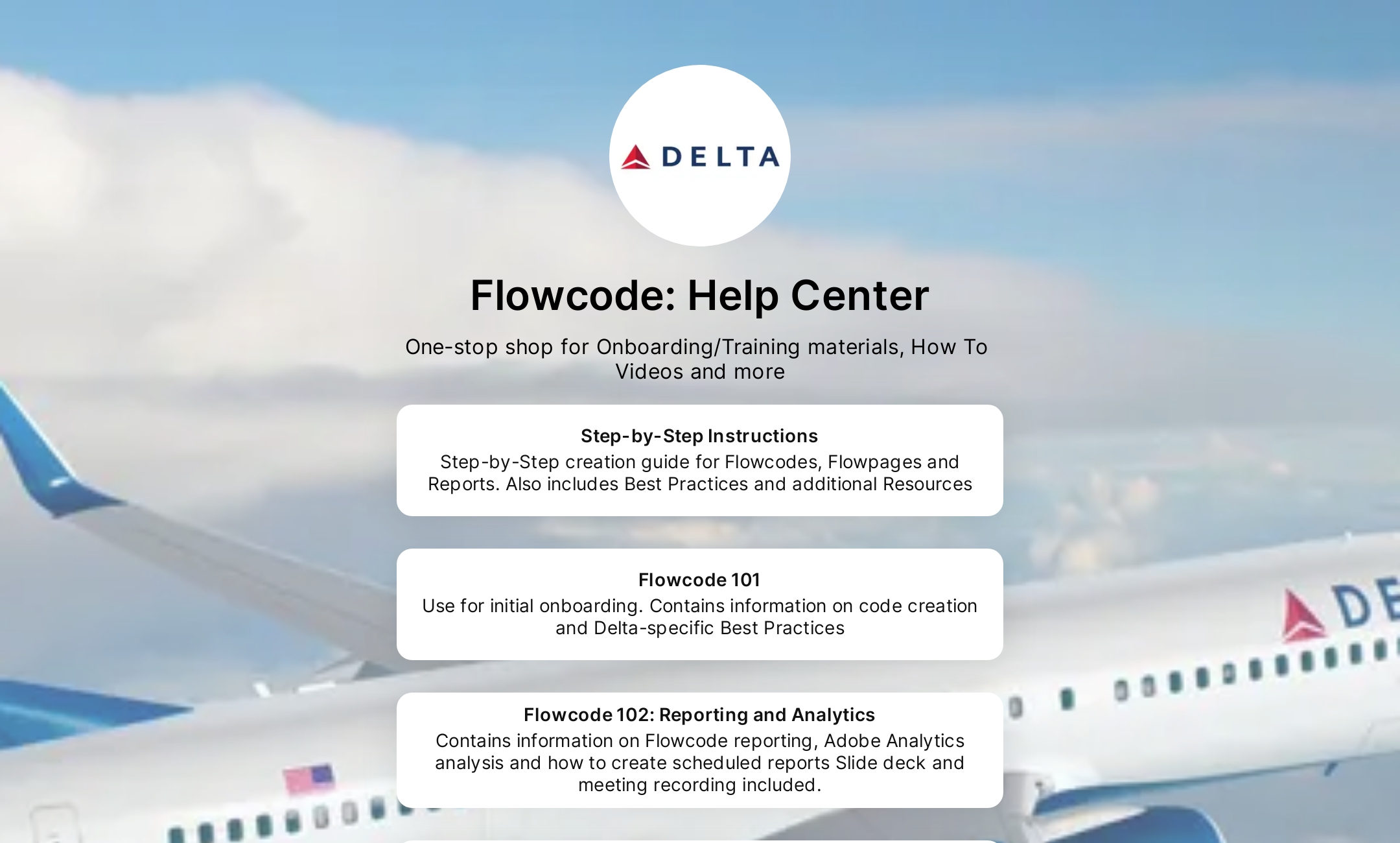 Flowcode Help Centers Flowpage