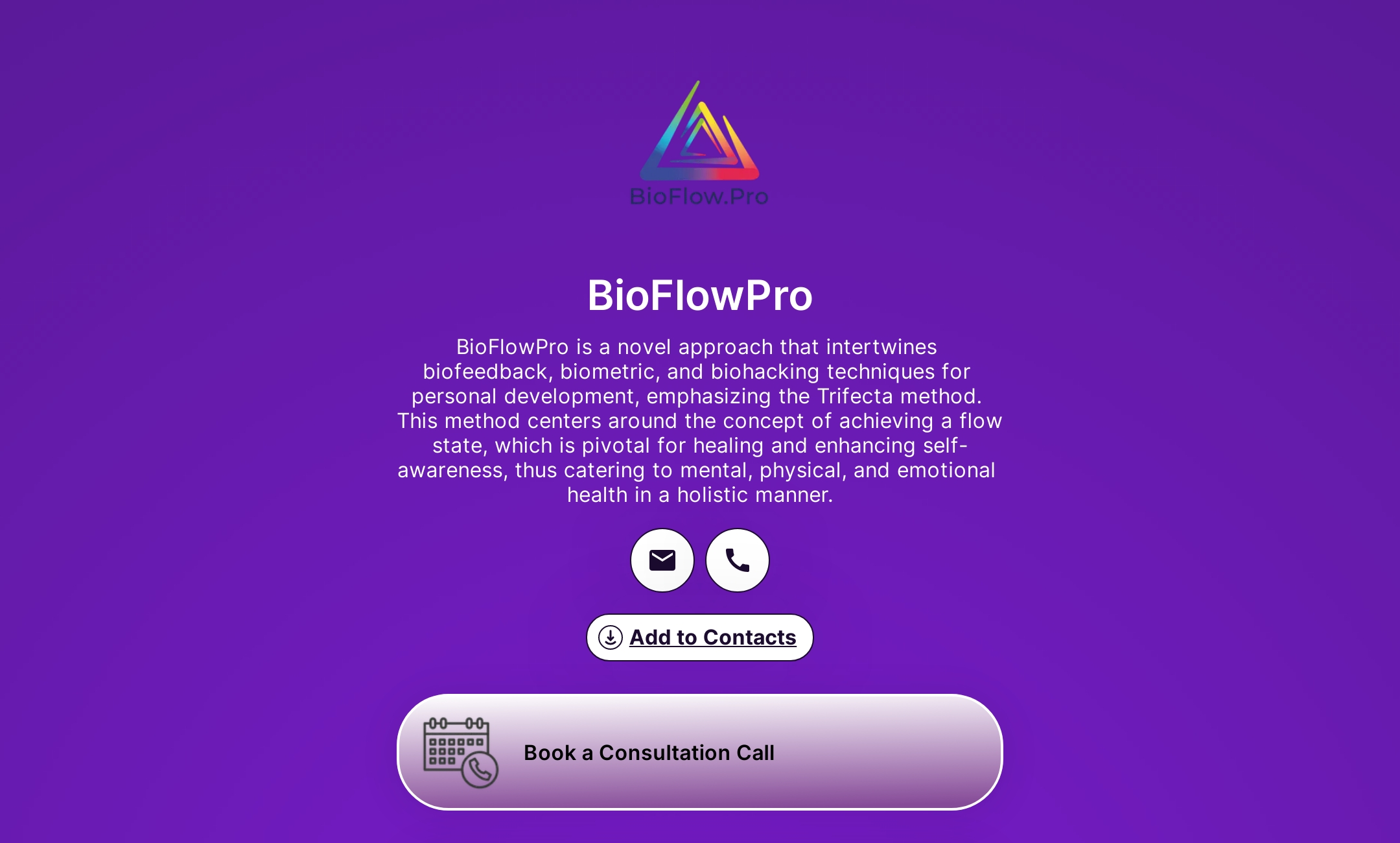 BioFlowPro's Flowpage