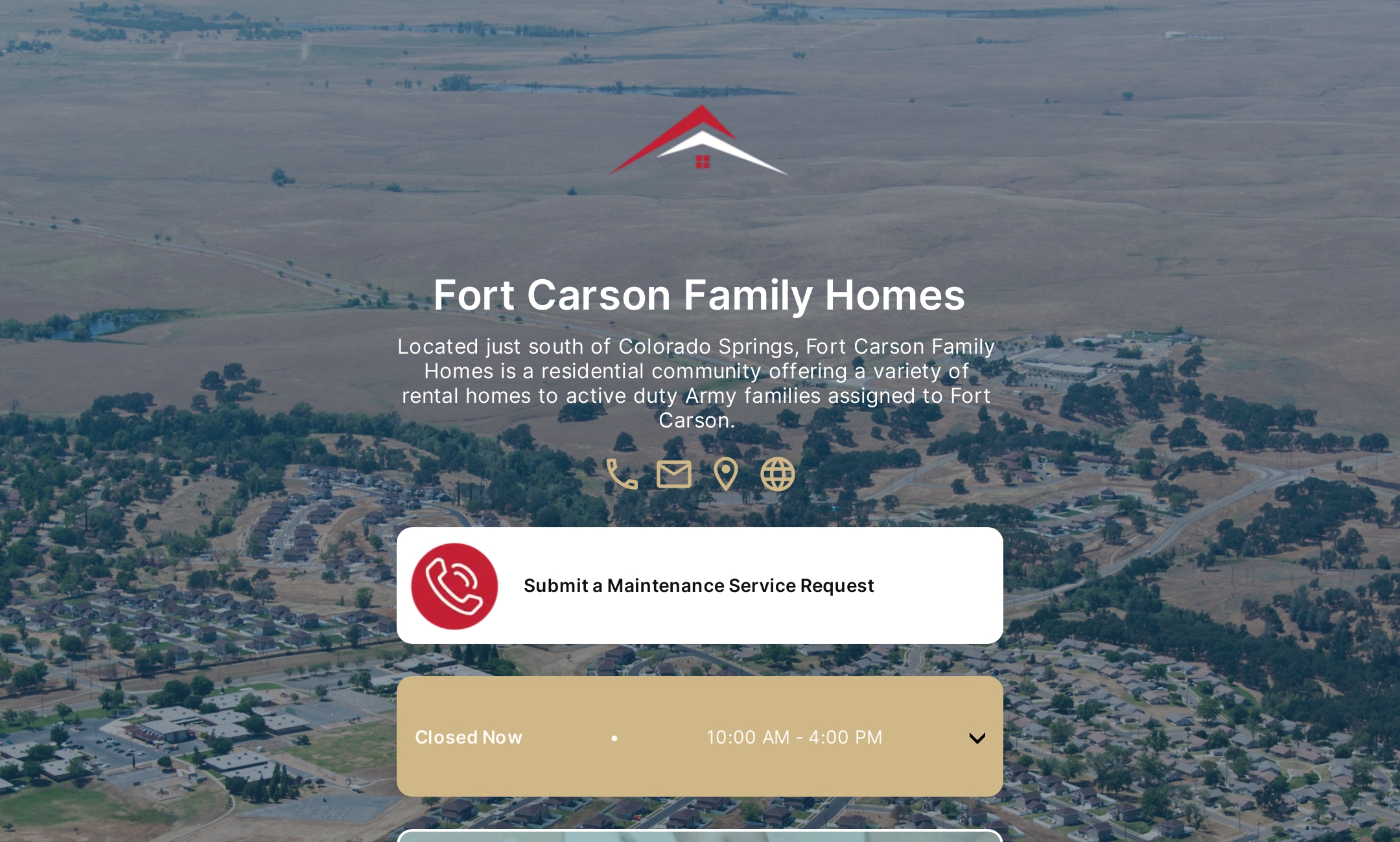 Fort Carson Family Homes' Flowpage