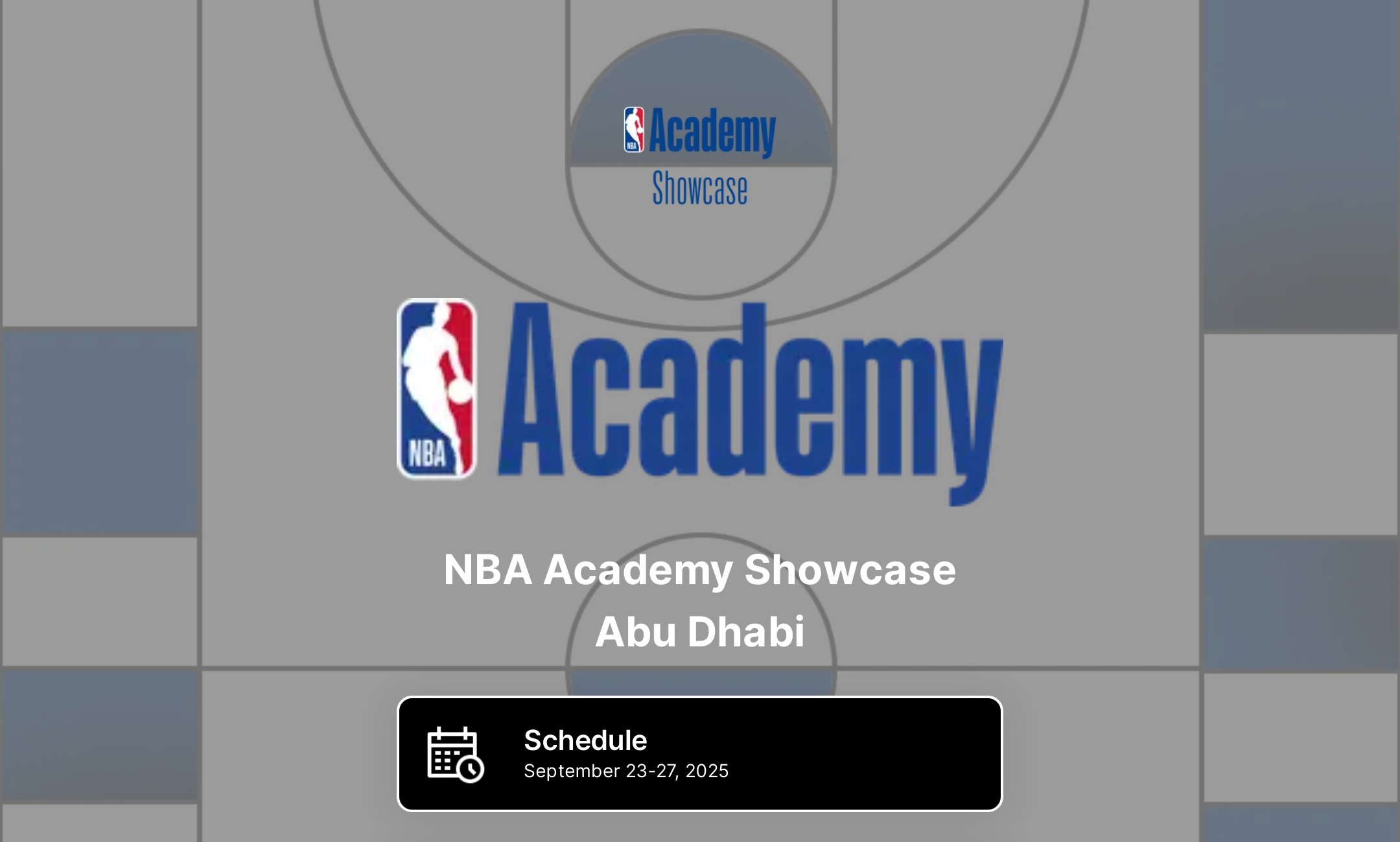NBA Academy Showcase