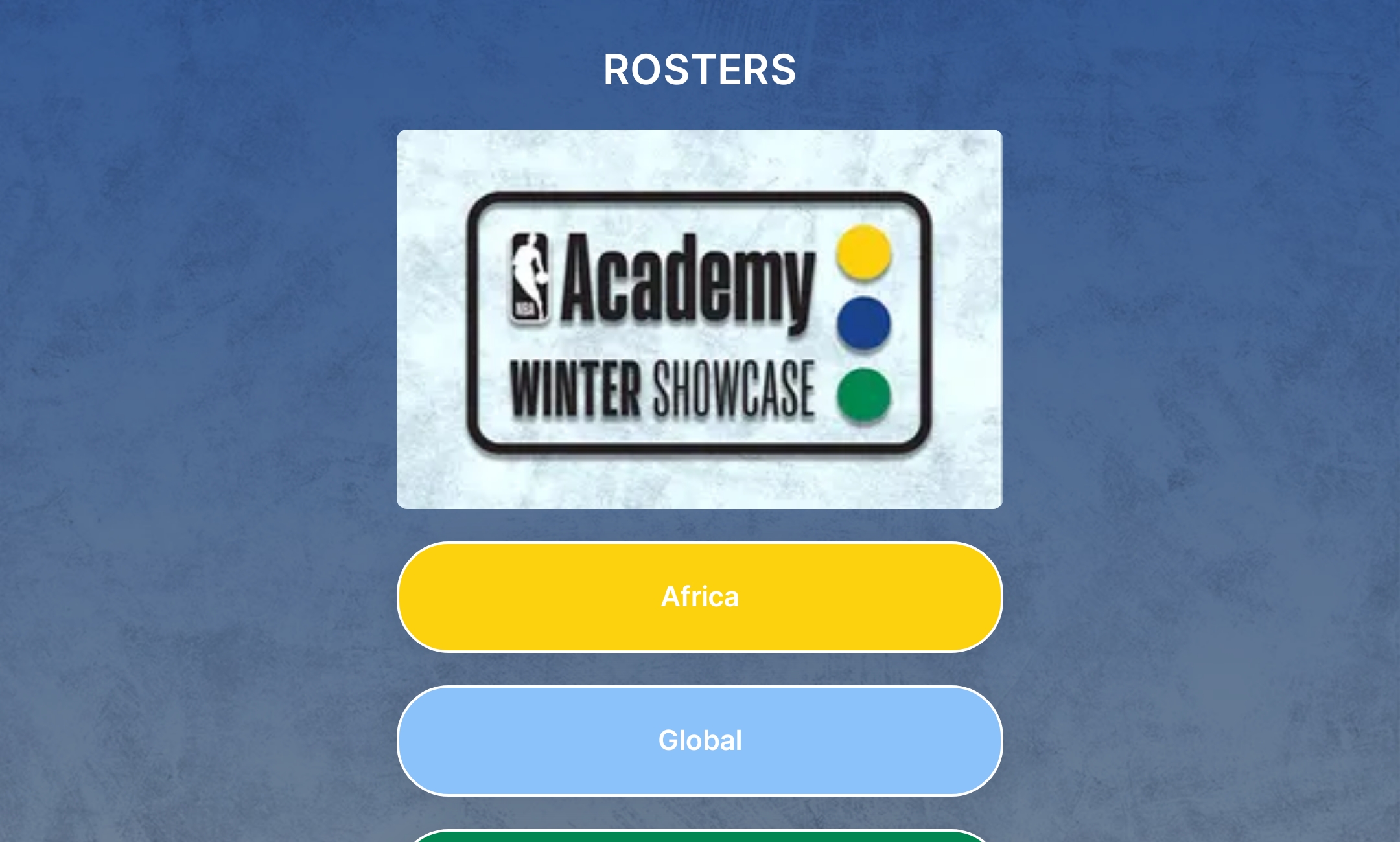 NBA Academy Winter Tour