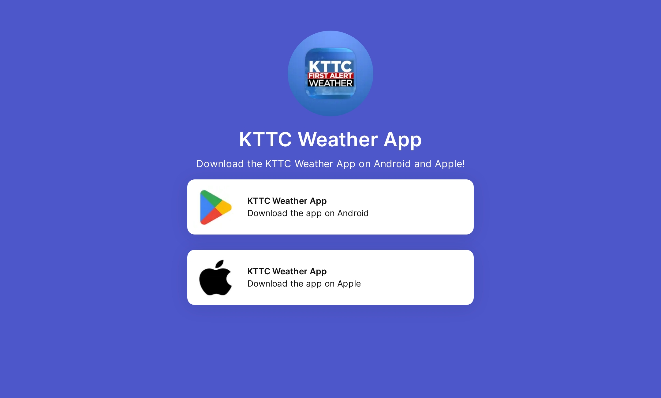 KTTC Weather App's Flowpage
