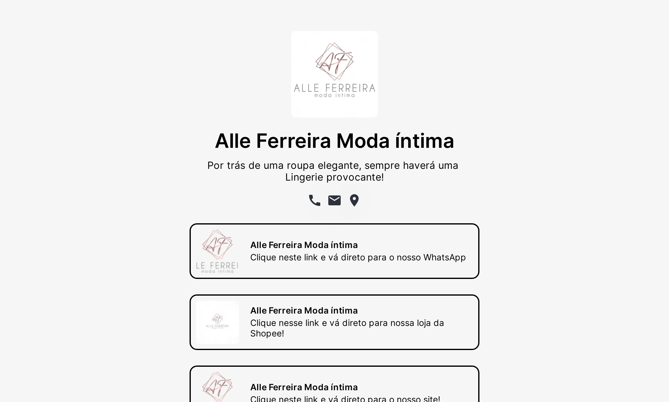 Alle Ferreira Moda íntima 's Flowpage