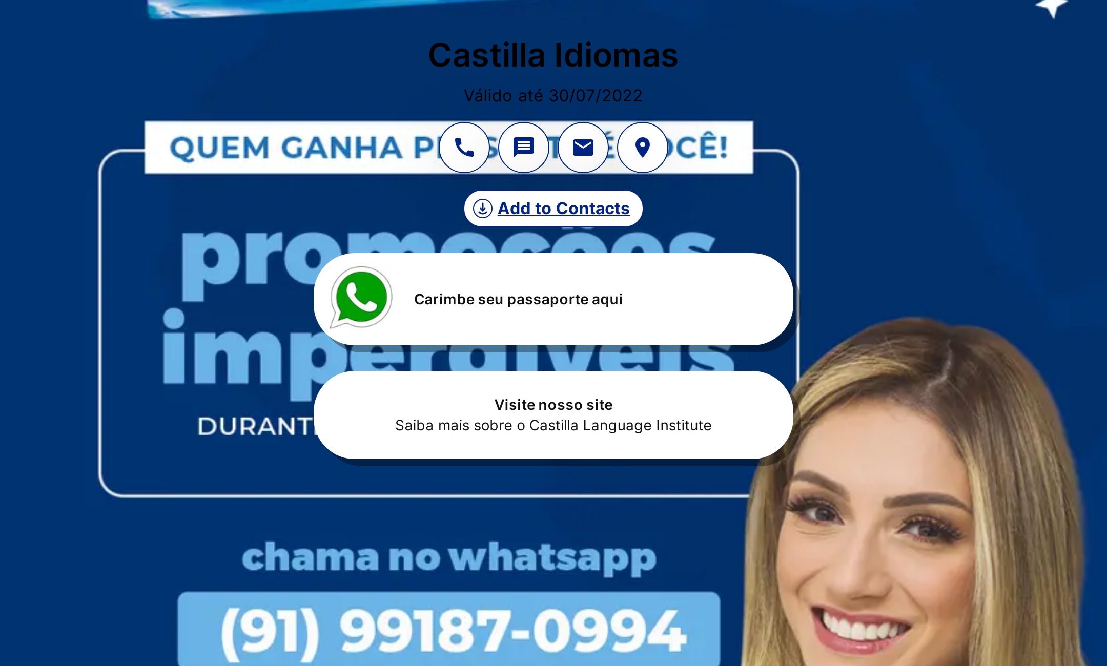 Castilla Idiomas' Flowpage