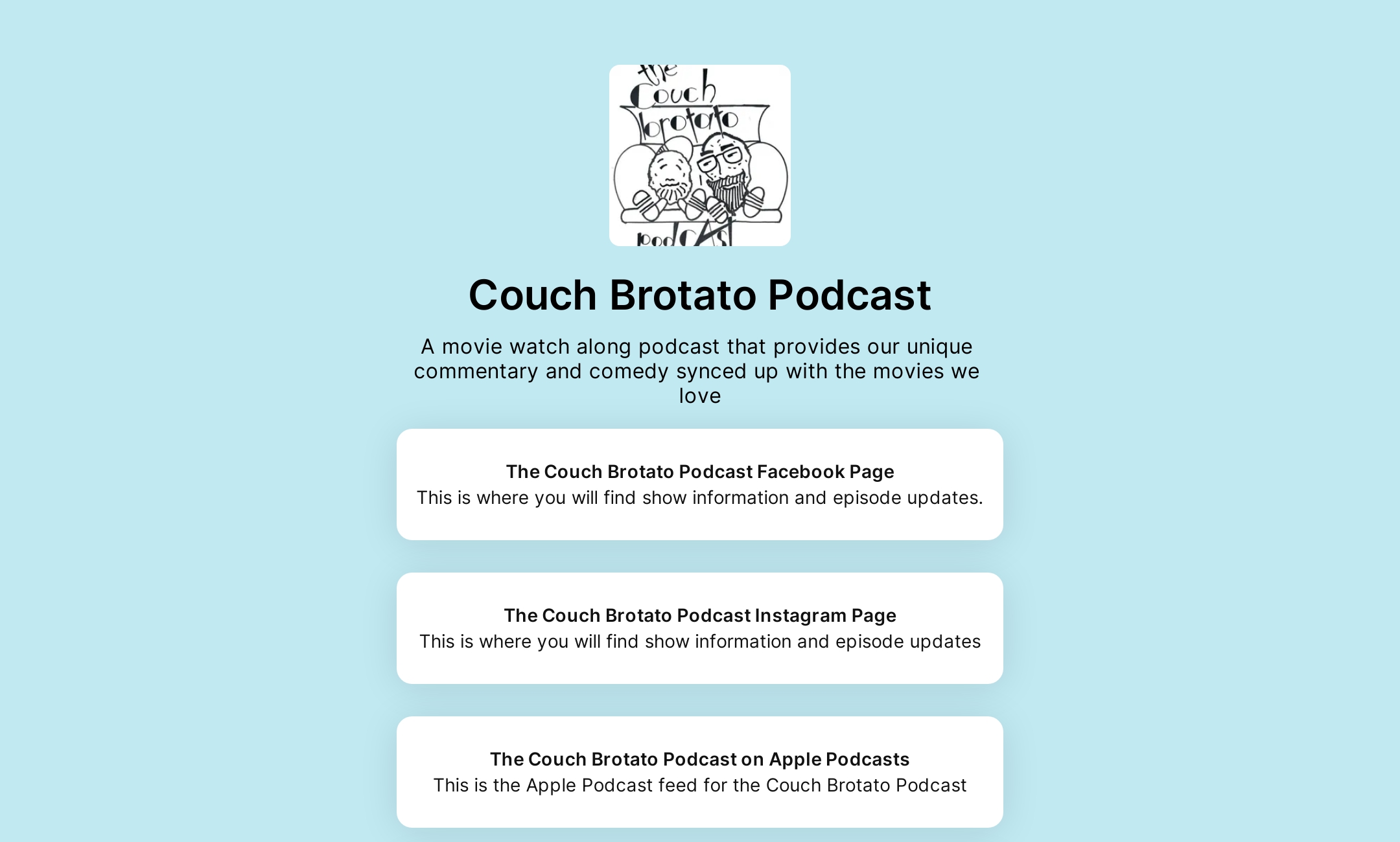 Couch Brotato Podcast's Flowpage