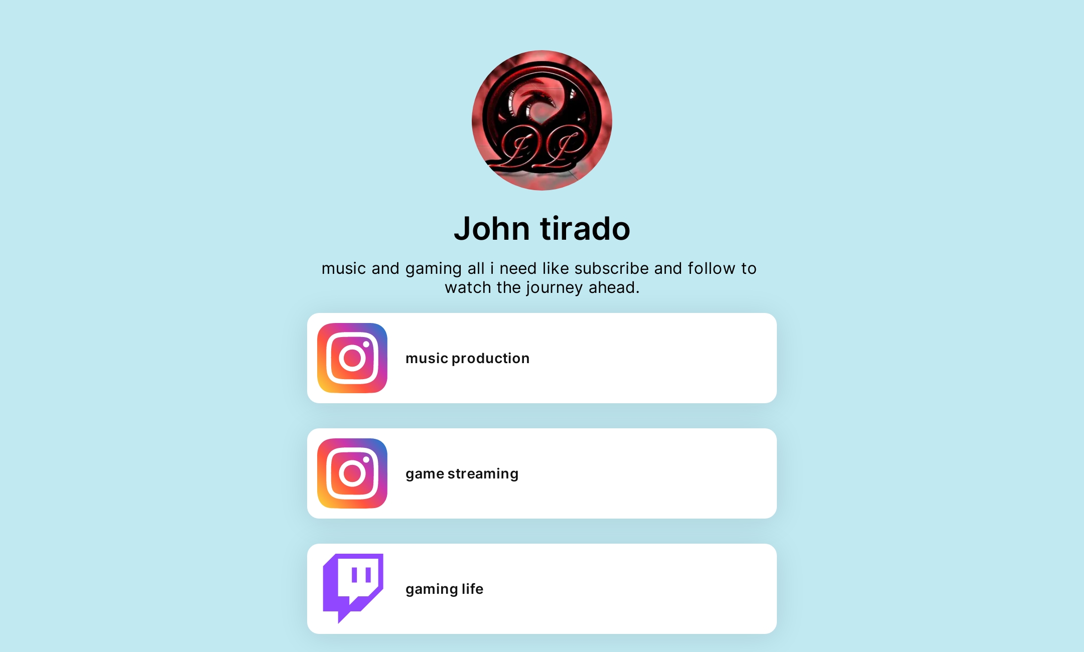 John tirado's Flowpage