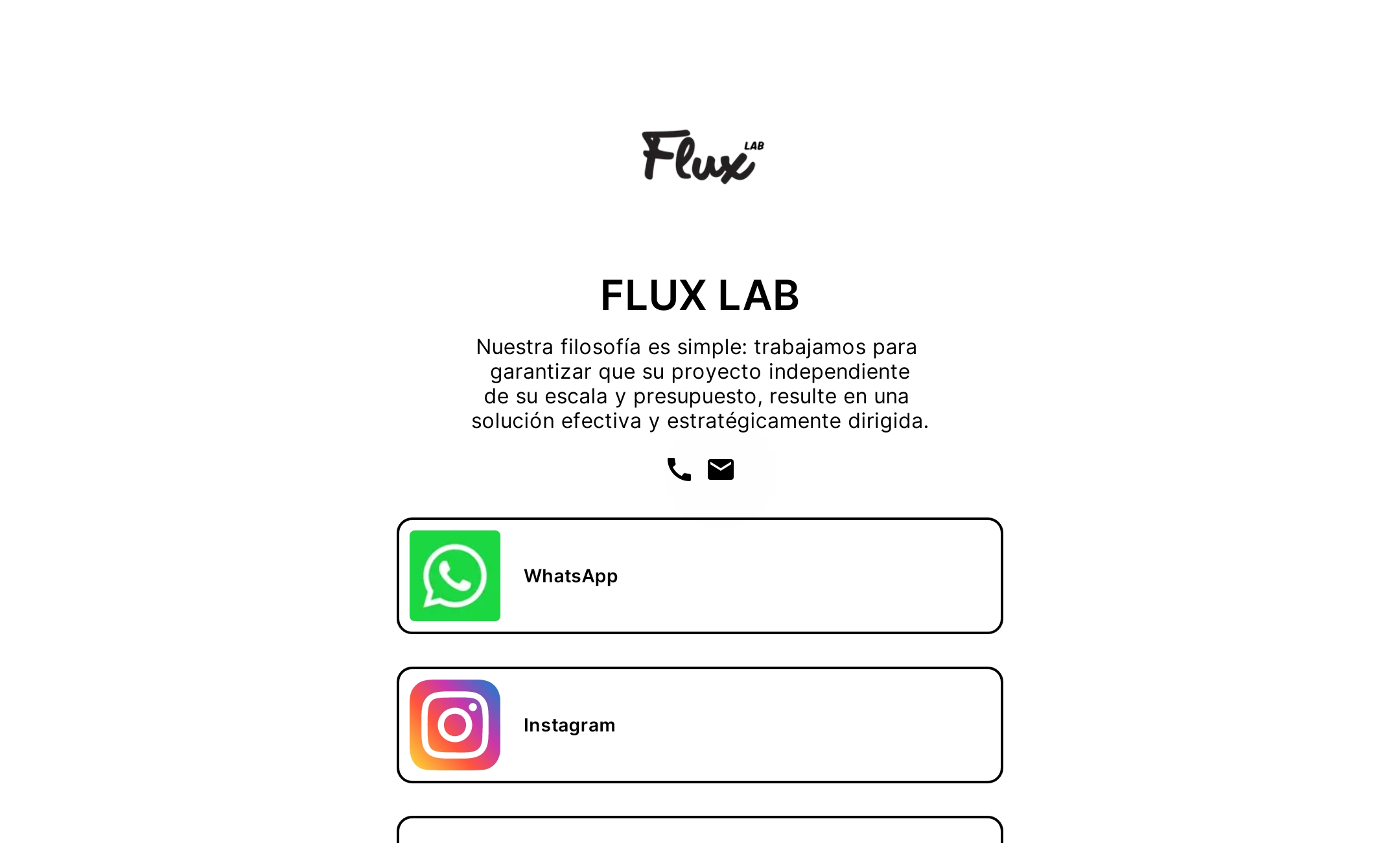 FLUX LAB's Flowpage