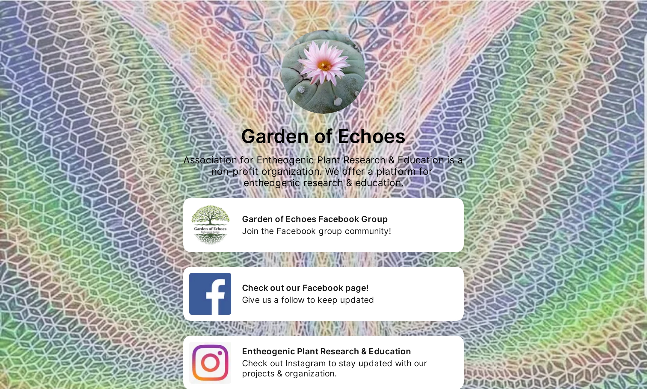 Garden of Echoes' Flowpage