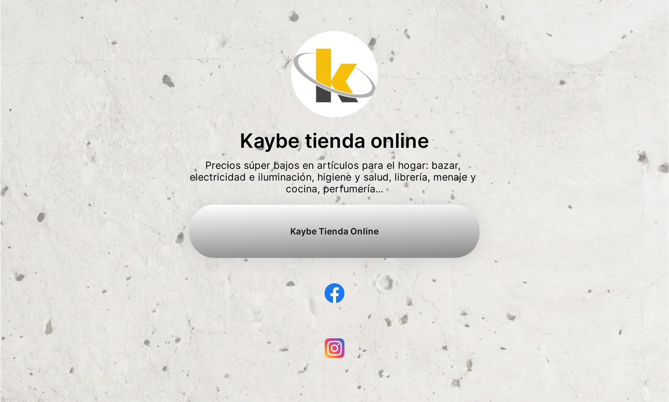 Kaybe tienda online's Flowpage