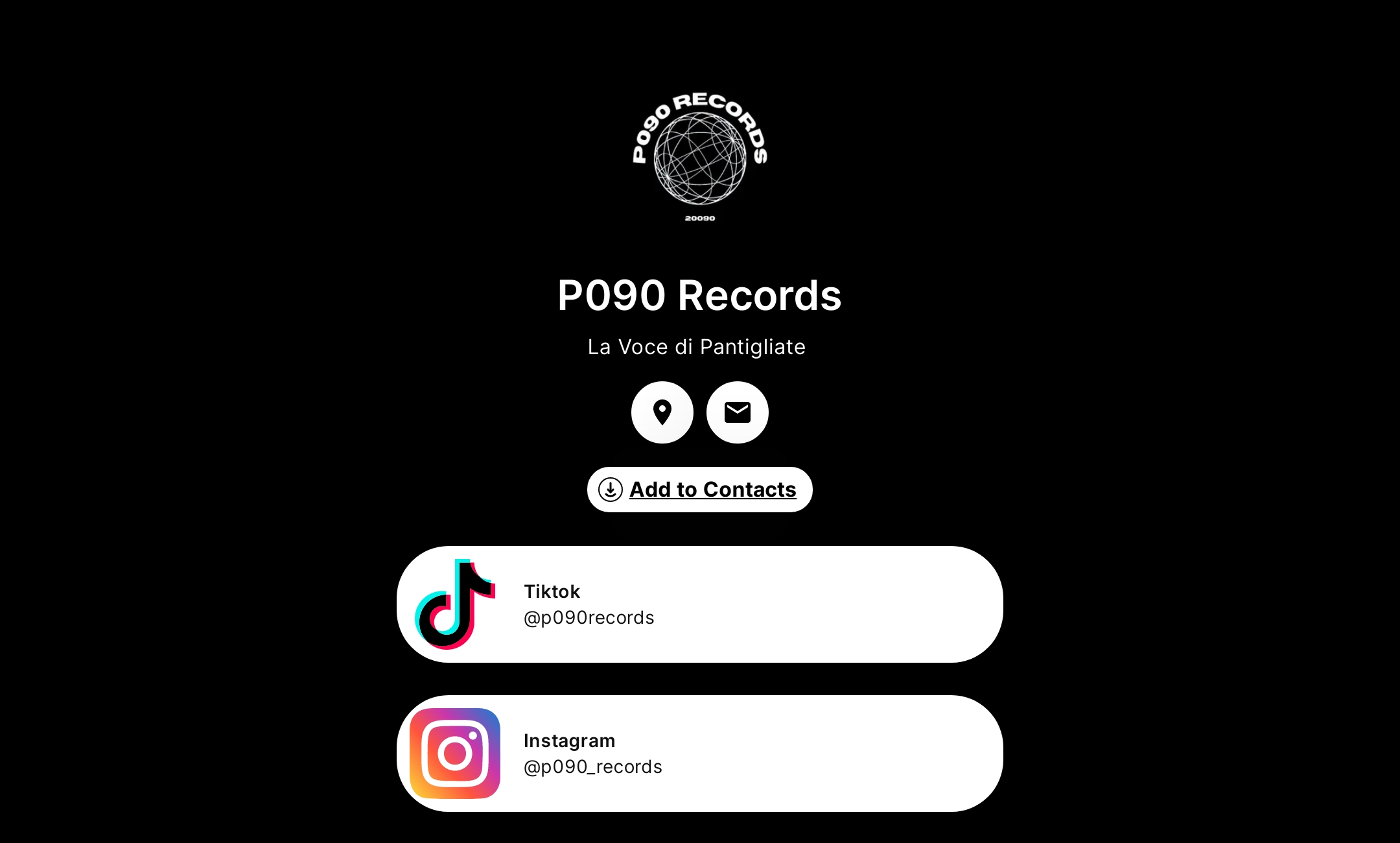 P090 Records' Flowpage