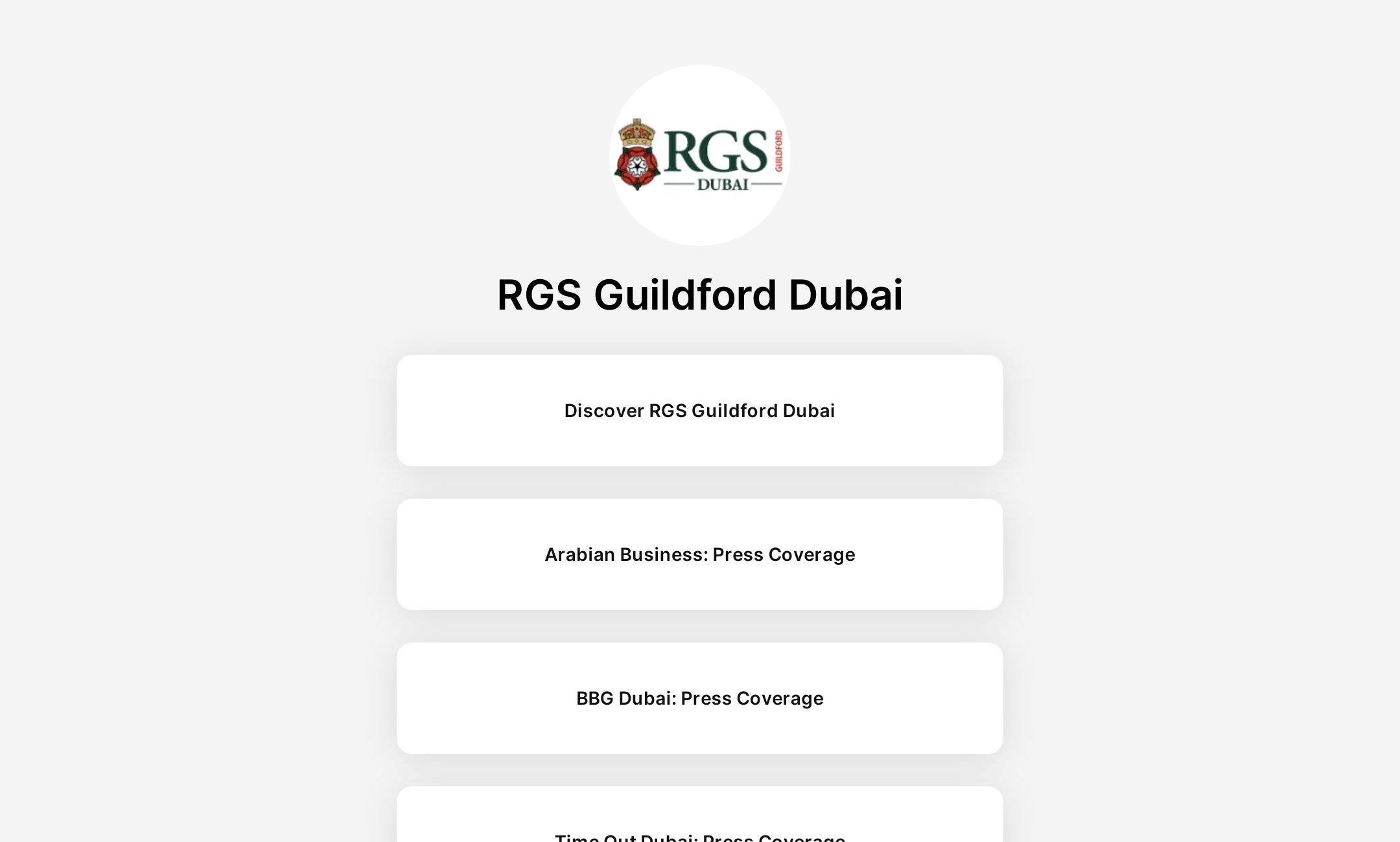 RGS Guildford Dubai's Flowpage