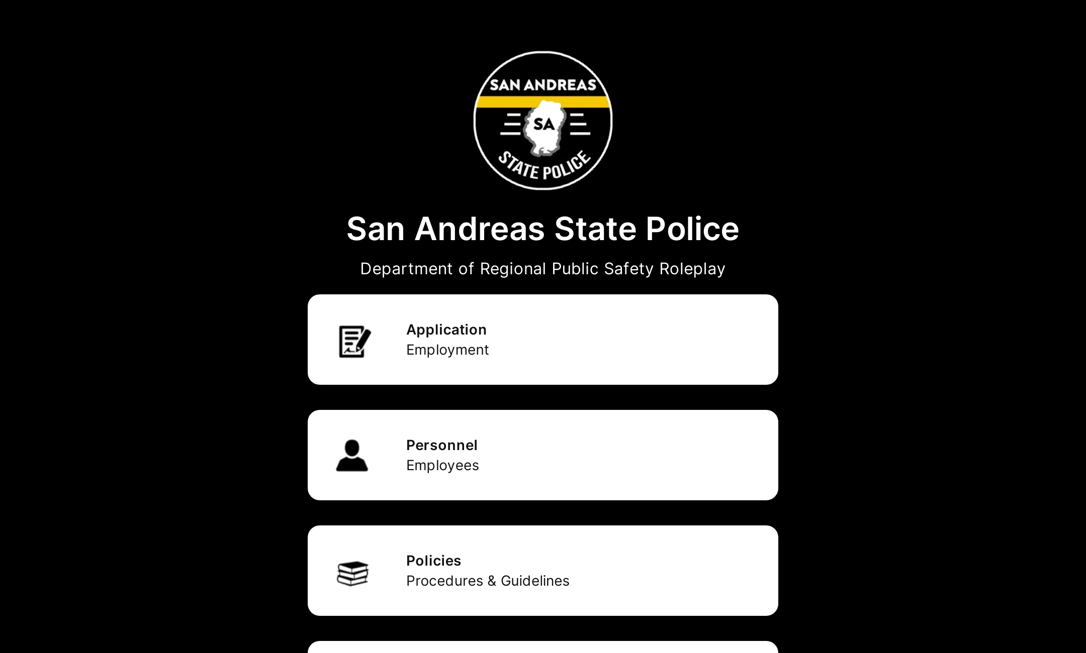 San Andreas State Police's Flowpage