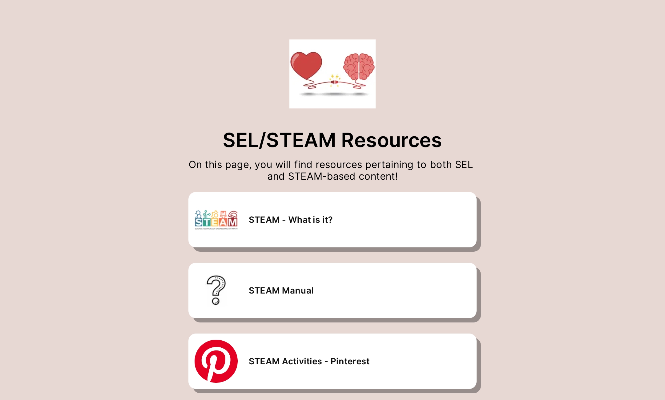 SEL/STEAM Resources' Flowpage