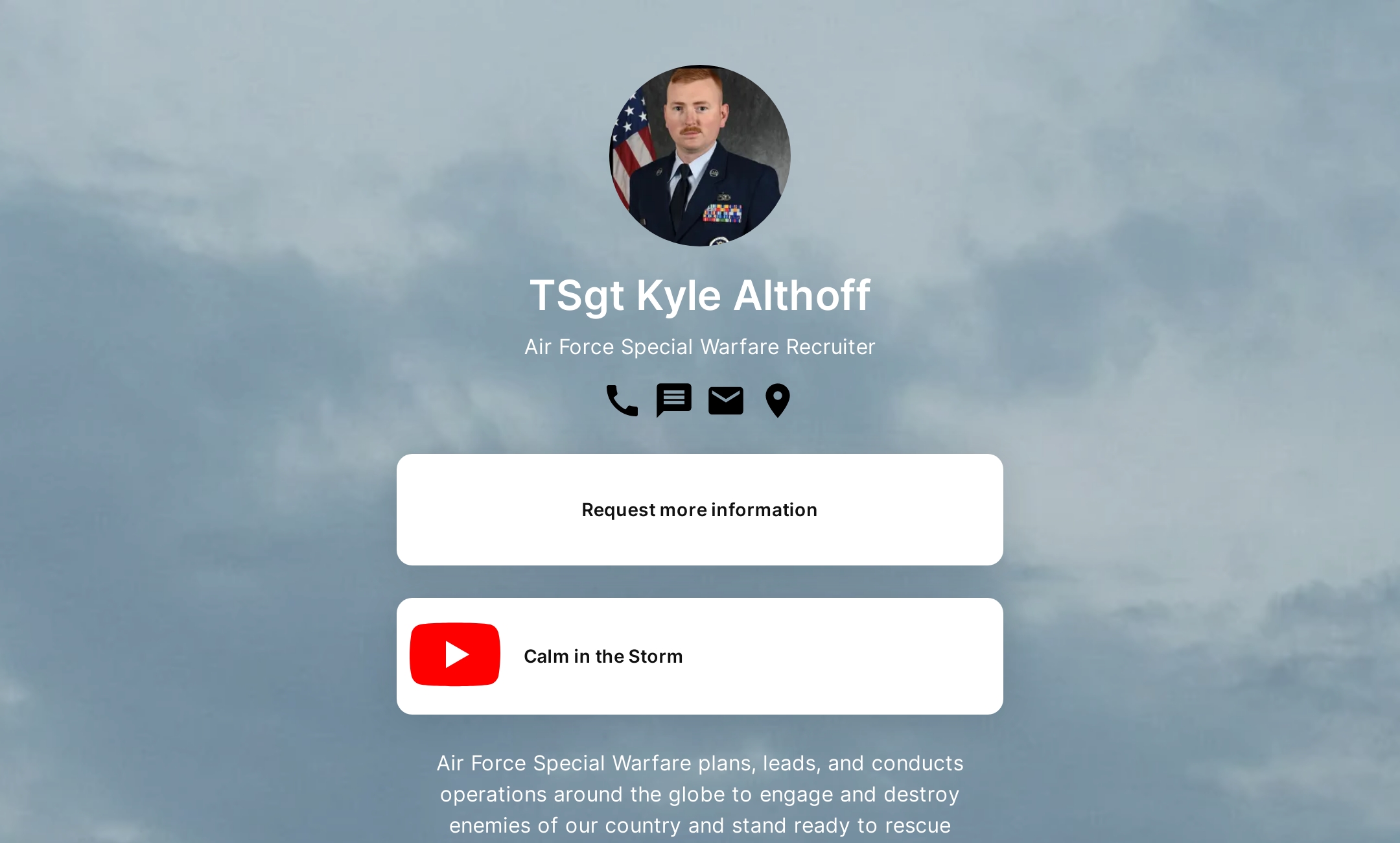 TSgt Kyle Althoff's Flowpage