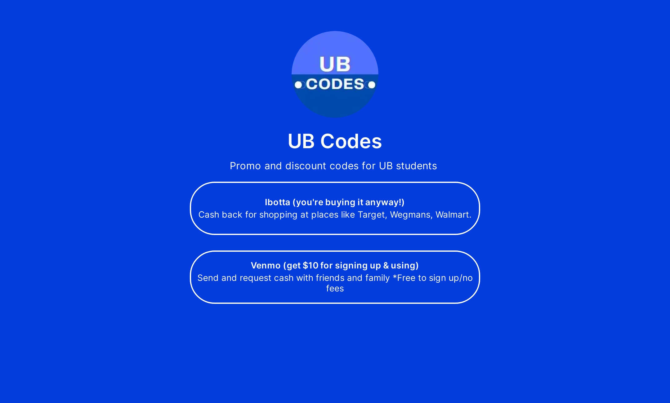 UB Codes 's Flowpage